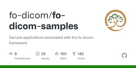 Github Fo Dicomfo Dicom Samples Sample Applications Associated With