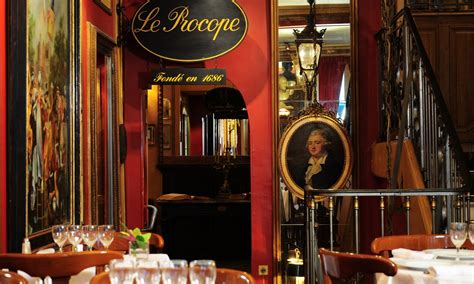 Réservation Le Procopeplus Ancien Café Restaurant De Paris