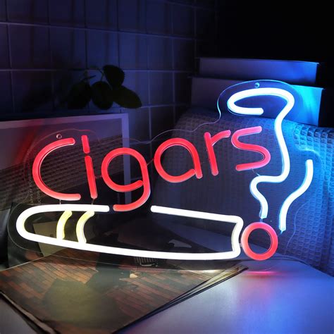 Vinray Cigar Neon Sign For Smoke Shop Bar Cigar Lounge