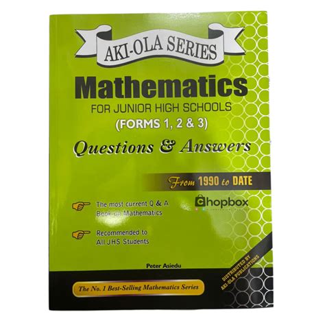 Aki Ola Mathematics Questions And Answers For Jhs Chopbox
