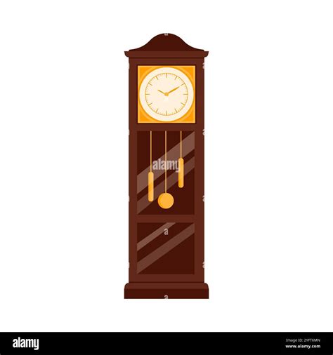Grandfather Clock Pendulum Vector Antique Grandfather Pendulum Clock