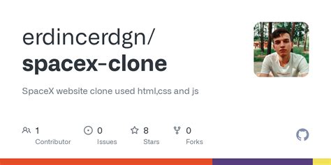 GitHub Erdincerdgn Spacex Clone SpaceX Website Clone Used Html Css