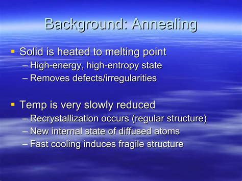 Simulated Annealing PPT Physics Science