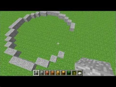 How To Make A Perfect Circle In Minecraft YouTube