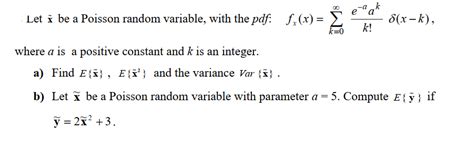 Let X~ Be A Poisson Random Variable With The