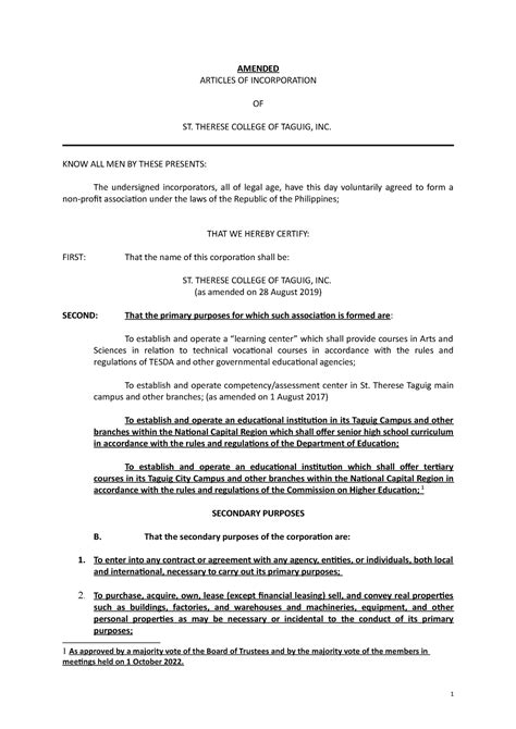 05 Amended Articles Of Incorporation Amended Articles Of