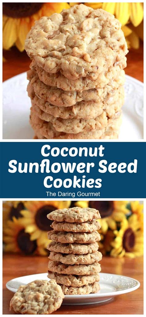Coconut Sunflower Seed Cookies Recipe Seed Cookies Sunflower Seed