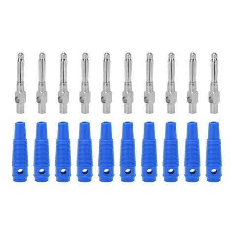 Conectores Tipo Banana Apilables 10 Conectores Tipo Banana De 4 Mm Y 7