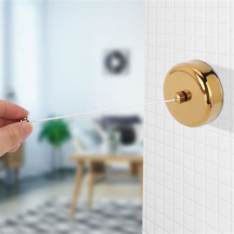 VBESTLIFE Corde à linge télescopique Corde à linge domestique 304 Ligne