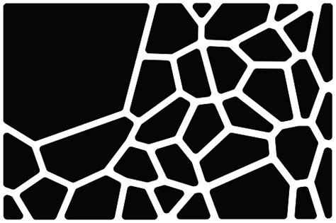 Voronoi Geometric Pattern Background Forming Stone Foundation Array Stock Illustration