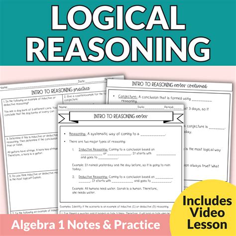 Inductive Deductive Reasoning Worksheets G8 Math Q2 Week 9 Inductive