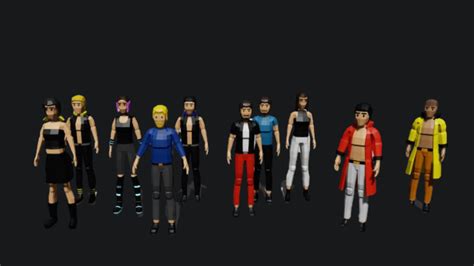 Low Polygon Character Mega Bundle