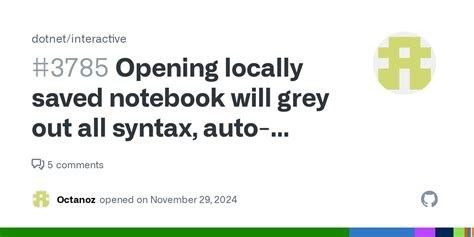 Opening Locally Saved Notebook Will Grey Out All Syntax Auto Detect Can Find Languages Not