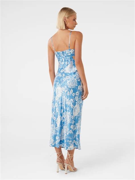 Womens Clothing Forever New Blue And White Dresses