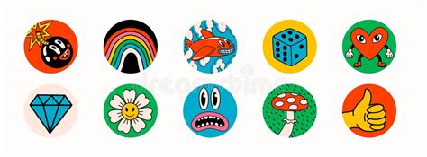 Instagram Highlight Comic Stock Illustrations 11 Instagram Highlight Comic Stock Illustrations