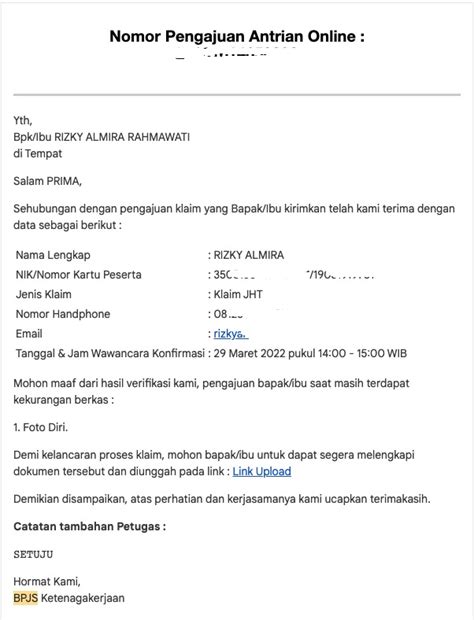 Cara Klaim Jht Bpjs Ketenagakerjaan Online Rizky Almira