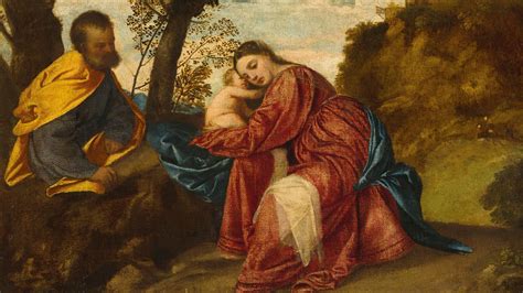 Titians The Rest On The Flight Into Egypt Circa 1510 Christies