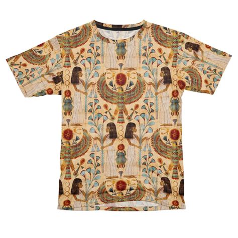 Ancient Egypt Pattern Mens Cut And Sew T Shirt Rebecca Flahertys
