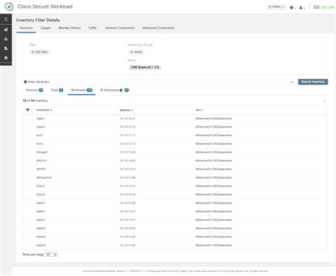 cisco secure workload tetration platform 3 5 v1 demo zone