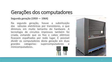 Evolução Dos Computadores E Sistemas Parte Ii Ppt Carregar