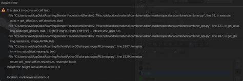 Unknown Location Error Issue Grim Es Material Combiner Addon GitHub