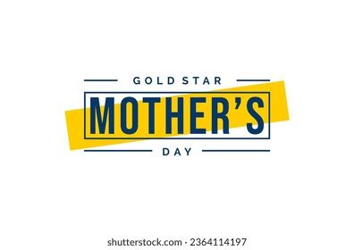 Gold Star Mothers Day Background Template Stock Vector Royalty Free Shutterstock