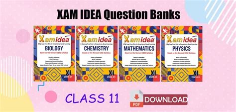 PDF XAM Idea Question Banks For Class CBSE Download CBSE Class Exam Sakha