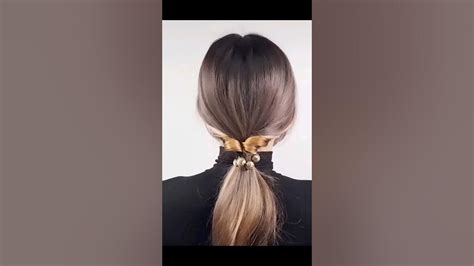 두상 뽕긋한 포니테일헤어 추워질때 최고포니테일 가을헤어 Youtube