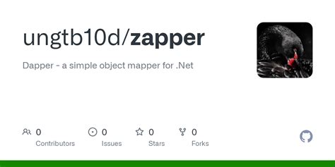 github ungtb10d zapper dapper a simple object mapper for