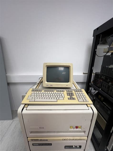pdp11 23 plus behind the console