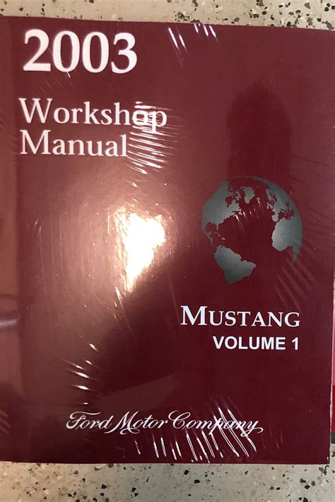 2003 Ford Mustang Gt Cobra Mach Service Shop Repair Workshop Manual
