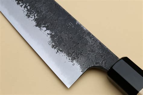 Yoshihiro Nashiji High Carbon White Steel Mazaki Gyuto Japanese Chefs