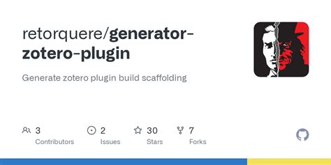 GitHub Retorquere Generator Zotero Plugin Generate Zotero Plugin Build Scaffolding