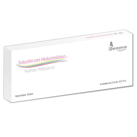Hialuronidasa Denova Solución Enzimática Correctiva Profesional
