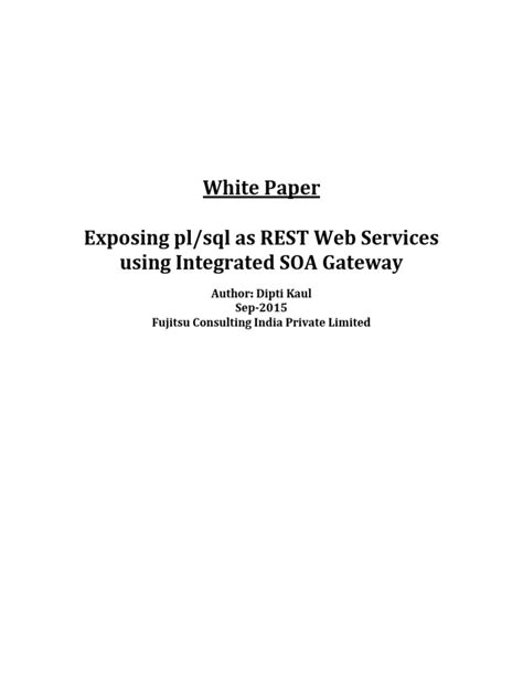 Oracle Rest Web Service Usage Pdf Application Programming Interface