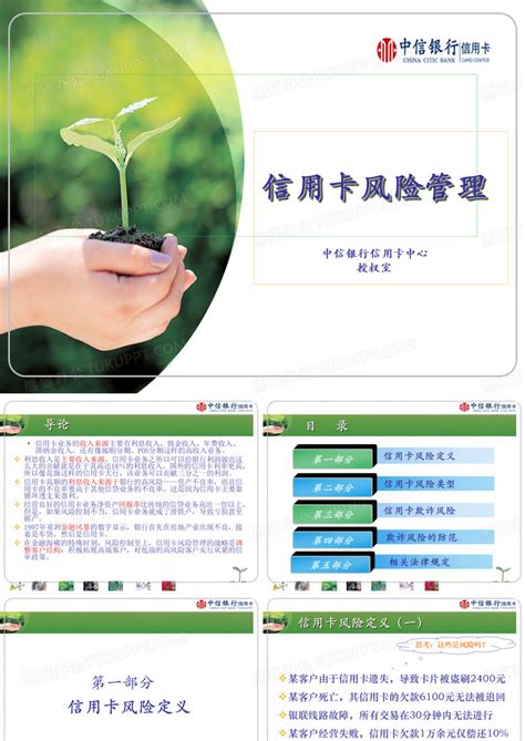 中信银行 信用卡风险管理ppt模板下载 编号lmonwzra 熊猫办公