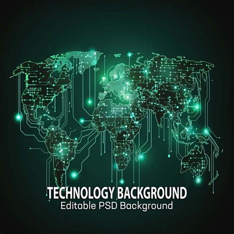 Abstract Circuit Board Futuristic Technology Processing Background Premium Ai Generated Psd