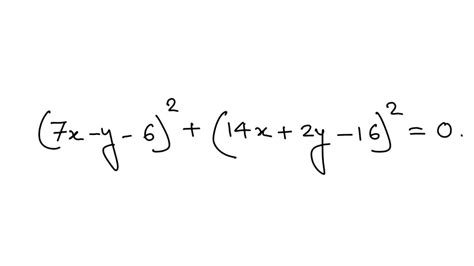 Linear Equations In Quadratic Linear Equations In Two Variables
