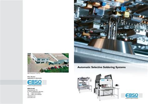 Selective Soldering Ebso Gmbh Pdf Catalogs Technical