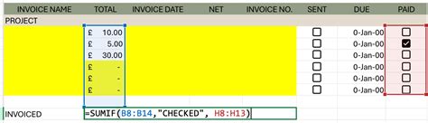Using Sumif With A Checkbox In Excel Online Microsoft Qanda