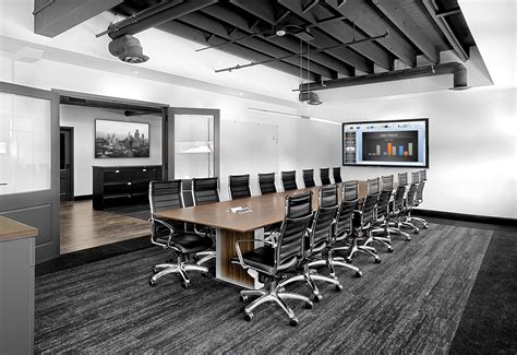 Industrial Modern Conference Room Conference Room Design Office