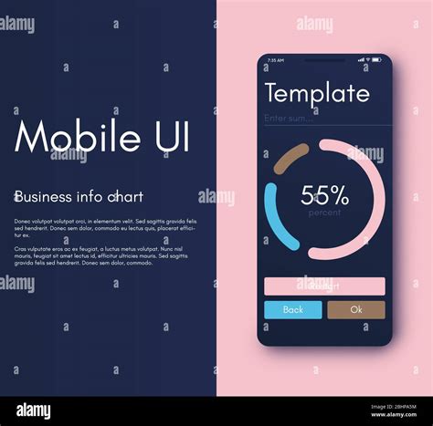 Mobile Application Infographic Interface Ui Design Vector Illustration Infographics For Web
