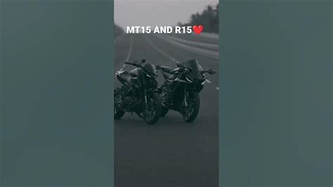 Mt15 And R15 Youtube