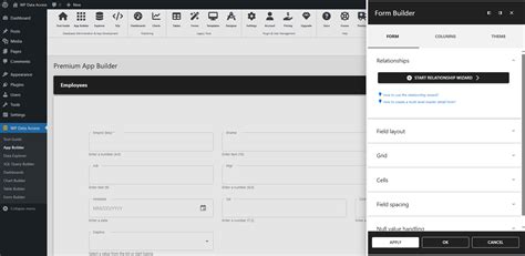 Form Builder Relationship Wp Data Access