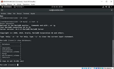 APLICACIONES DE SISTEMAS OPERATIVOS INSTALAR MARIADB EN CentOS 8