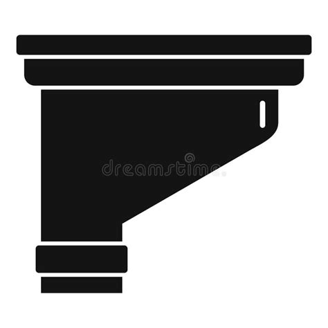 House Gutter Icon Simple Style Stock Vector Illustration Of Black Clean 199840645