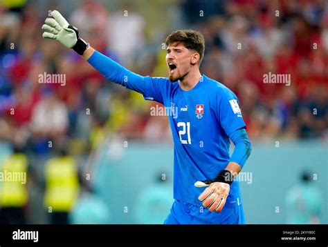 Switzerland Goalkeeper Gregor Kobel During The Fifa World Cup Group G