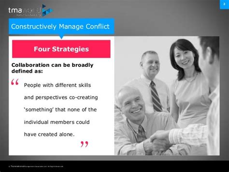 Tma World Viewpoint 34 A Guide To Constructively Managing Conflict