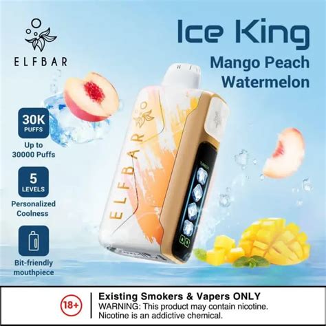 Elf Bar Ice King Mango Peach Watermelon India Vape Store