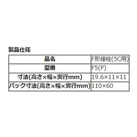 Dxアンテナ F形接栓 5c用 [4k 8k 衛星放送 3224mhz 同軸ケーブル] F5 P ヤマキシヤフー店 通販 Yahoo ショッピング